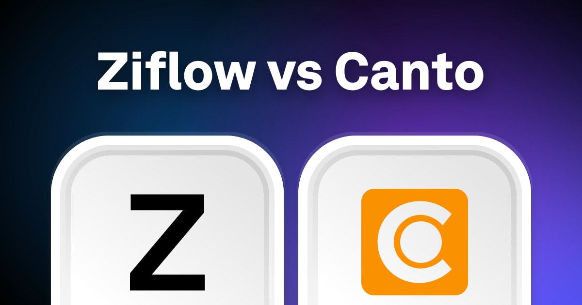 Ziflow vs Canto: Compare Pricing & Features in 2026